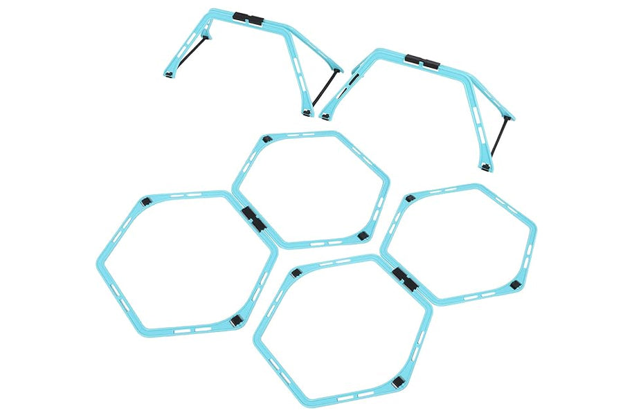 Warrior Hexagonal Agility Ladder & Hurdle – 360 Fitness Superstore