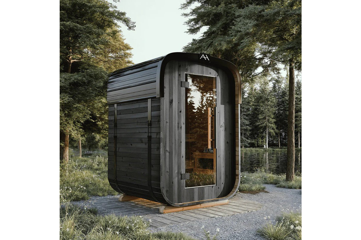 Almost Heaven Blackwater 1-2 Person Mini-Cube Sauna – 360 Fitness ...