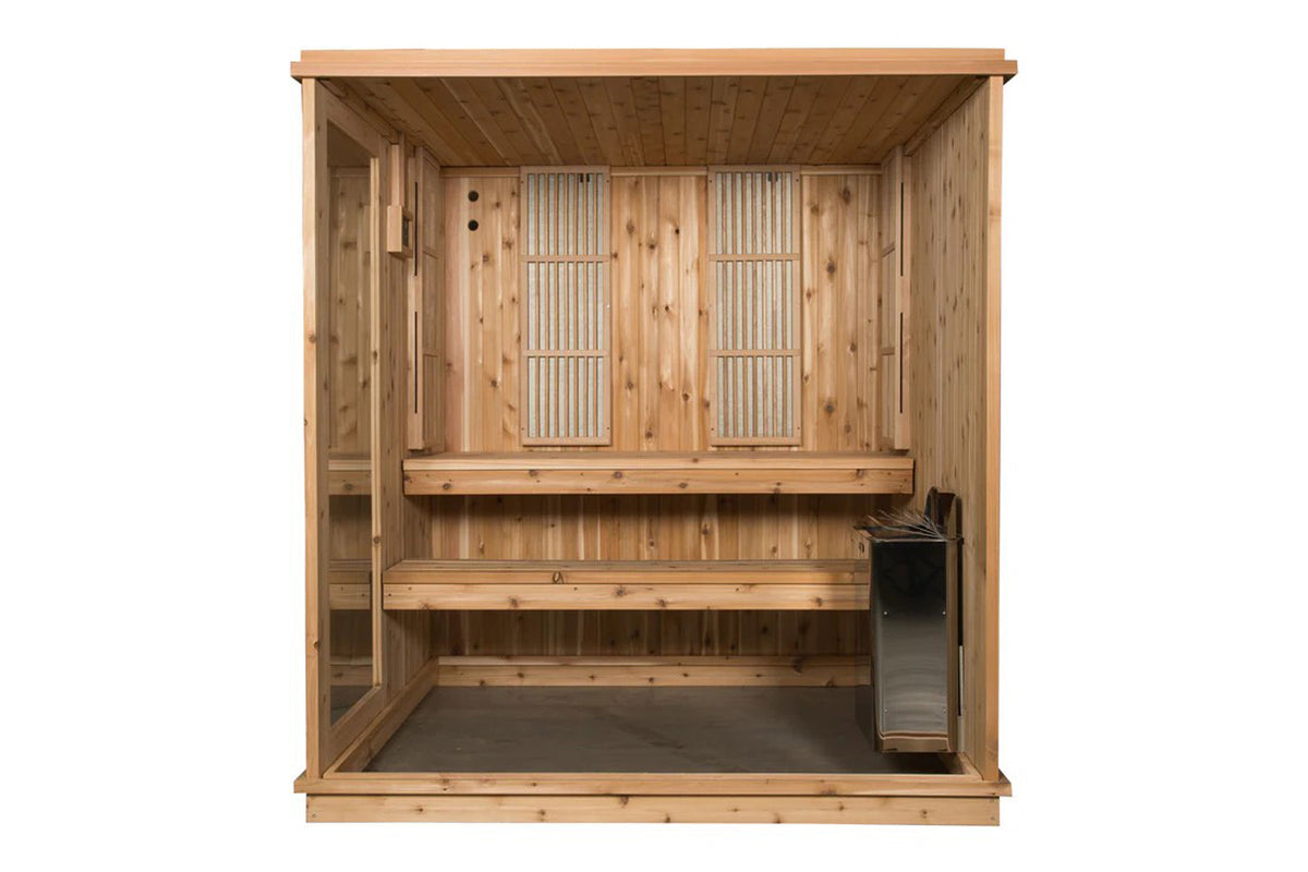Almost Heaven Grayson 4-Person Indoor Sauna (Respite Series) – 360 ...