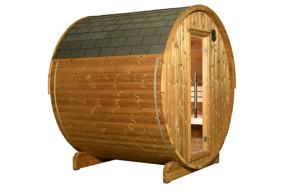 Almost Heaven Kuuma 4-6 Person Classic Barrel Sauna (Heritage Collecti ...
