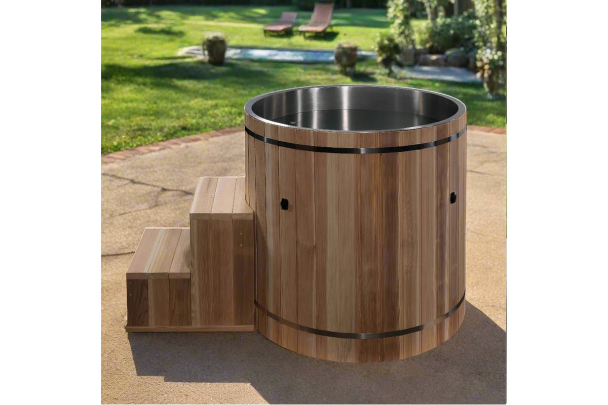 Dynamic Cold Therapy Pacific Cedar Barrel Cold Plunge (304) – 360 ...
