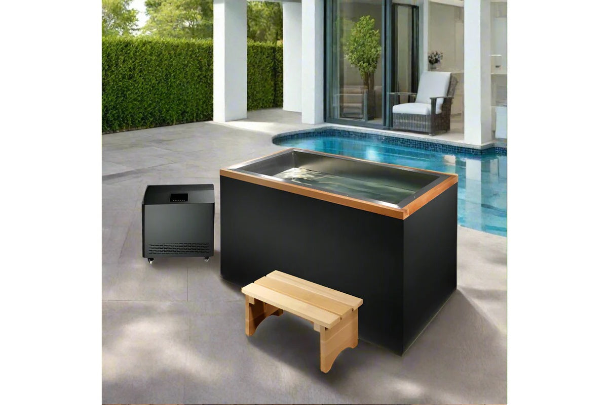 Dynamic Cold Therapy "CUBOID" Stainless Steel Cold Plunge – 360 Fitness ...