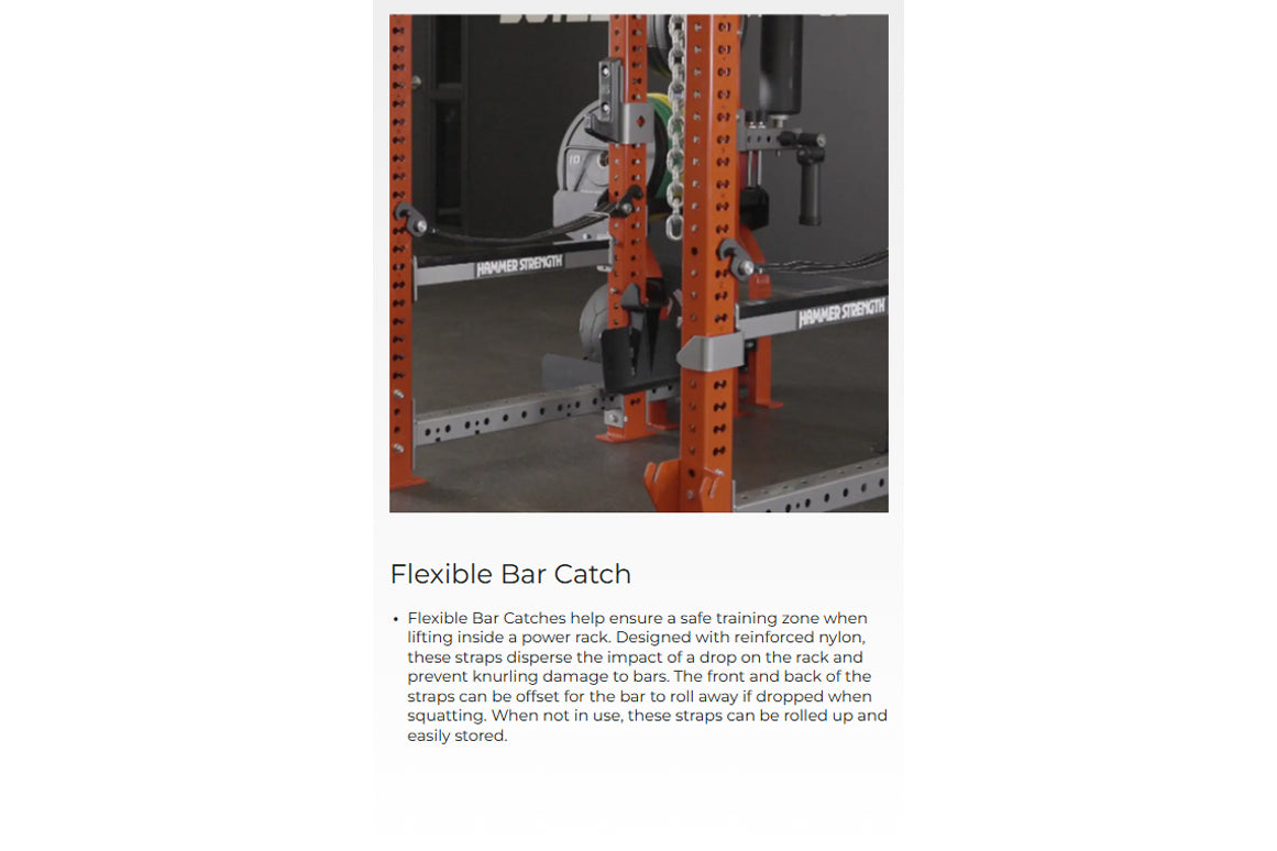 Hammer Strength Flexible Bar Catch Rack Attachment – 360 Fitness Superstore