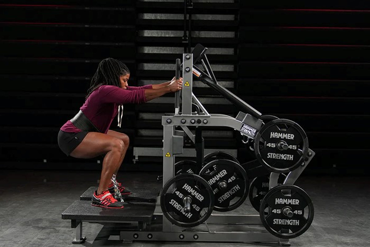 Hammer Strength Plate-Loaded Belt Squat Machine – 360 Fitness Superstore