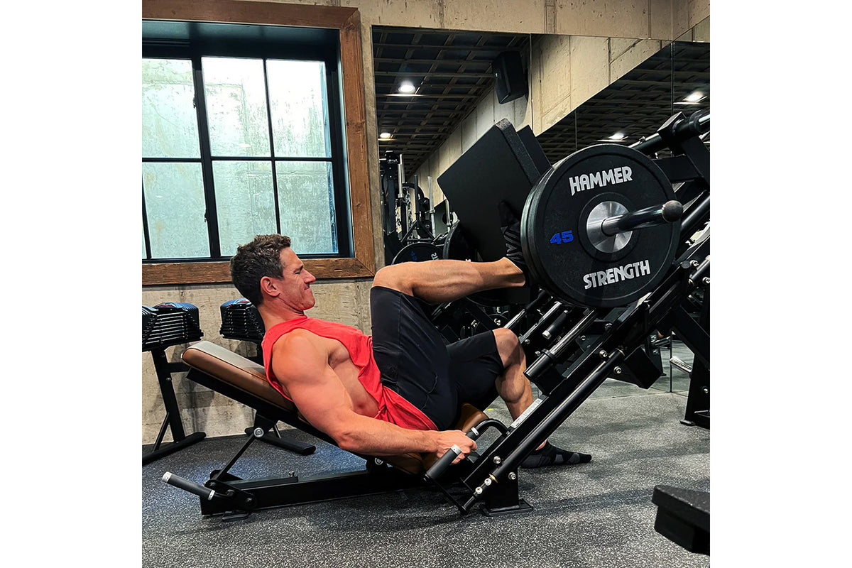 Hammer Strength Plate-Loaded Linear Leg Press – 360 Fitness Superstore