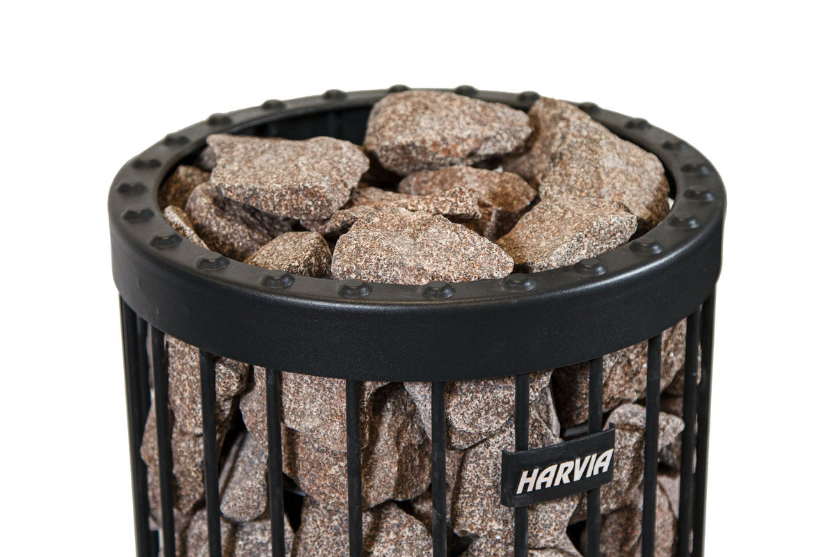 Harvia Red Granite Sauna Decorative Stones (5–10cm | 10kg Box) – 360 ...