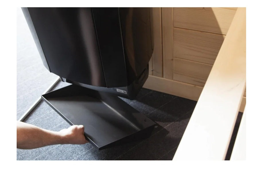 Harvia Wall-Mounted Sauna Drip Tray Black – 360 Fitness Superstore