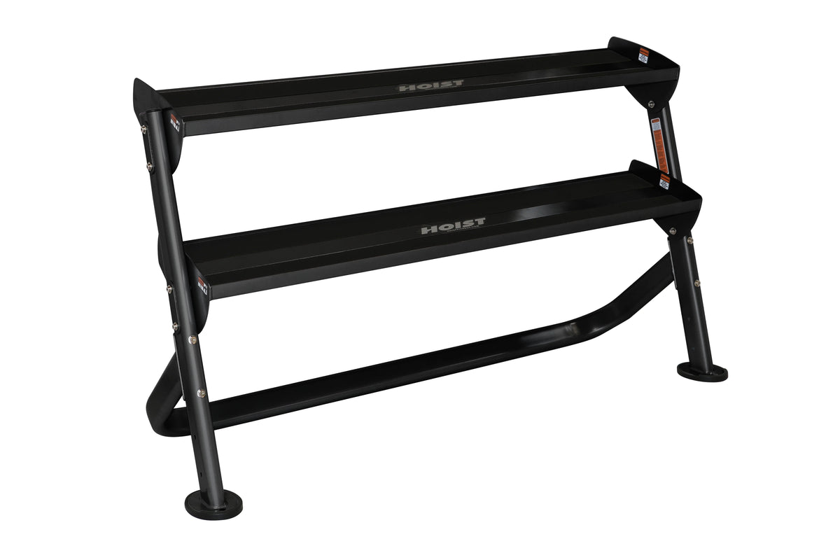 Hoist 60" 2-Tier Dumbbell Rack w/ Optional 3rd Tier (HF-5461-60) – 360 ...