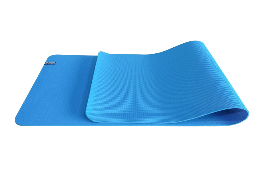 Warrior Yoga Exercise Mat (Blue) – 360 Fitness Superstore