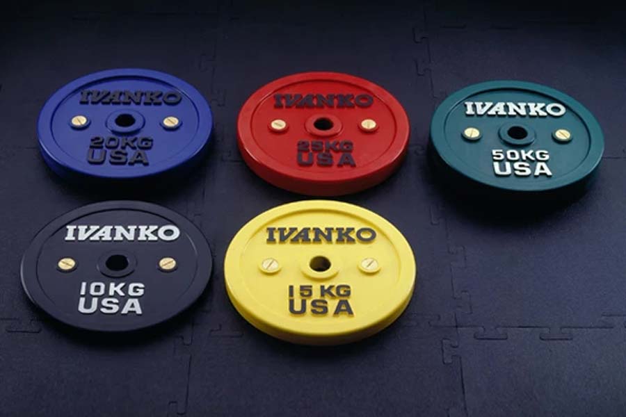 Ivanko Color Bumper Plates – 360 Fitness Superstore