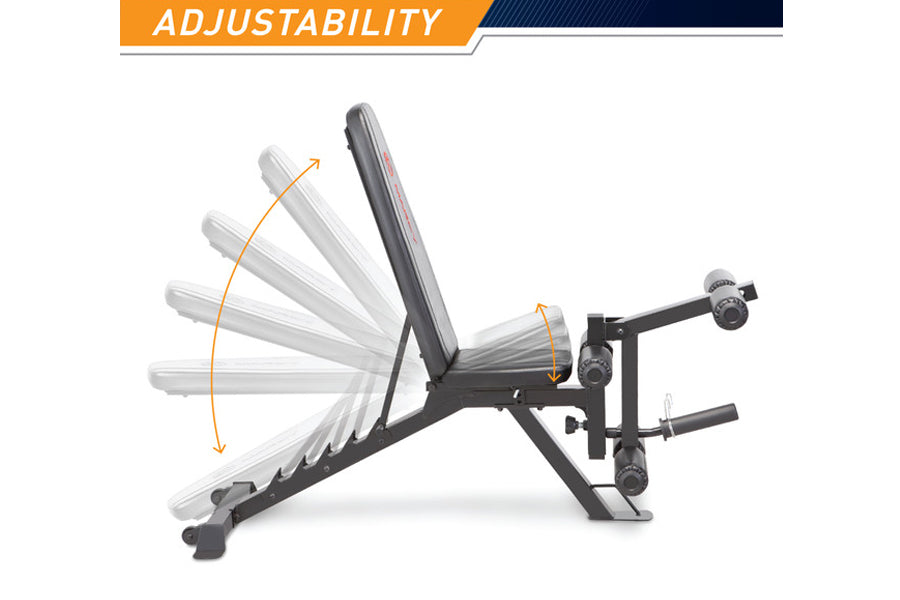Marcy Deluxe Utility Weight Bench (SB-350) (🏃IN-STORE SPECIAL) – 360 ...
