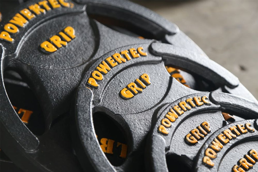 Powertec Olympic Plates (345lbs Heavy Set) – 360 Fitness Superstore