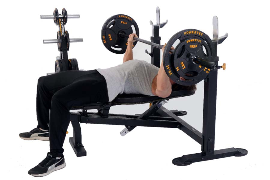 Powertec Workbench Olympic Bench (🎄HOLIDAY SALE) – 360 Fitness Superstore