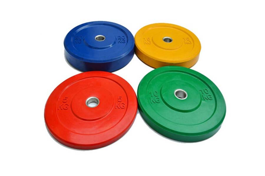 Warrior Olympic Color Bumper Plate Set (230lbs) – 360 Fitness Superstore